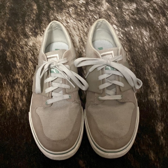 Puma | Shoes | Puma Cream Mens Tennis Shoes Size 95 Gently Used | Poshmark